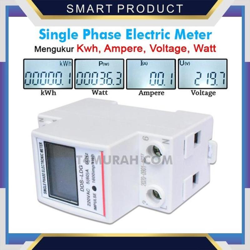 Promo Meteran Listrik H Meter Digital Smart Power 220 V 60a 1 Phase ...