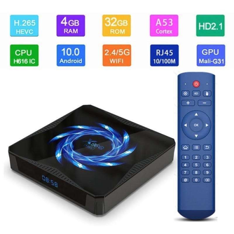 Jual X96q Max Android Tv Box 4gb Ram 32gb Rom Allwiner H616 Os 10 ...