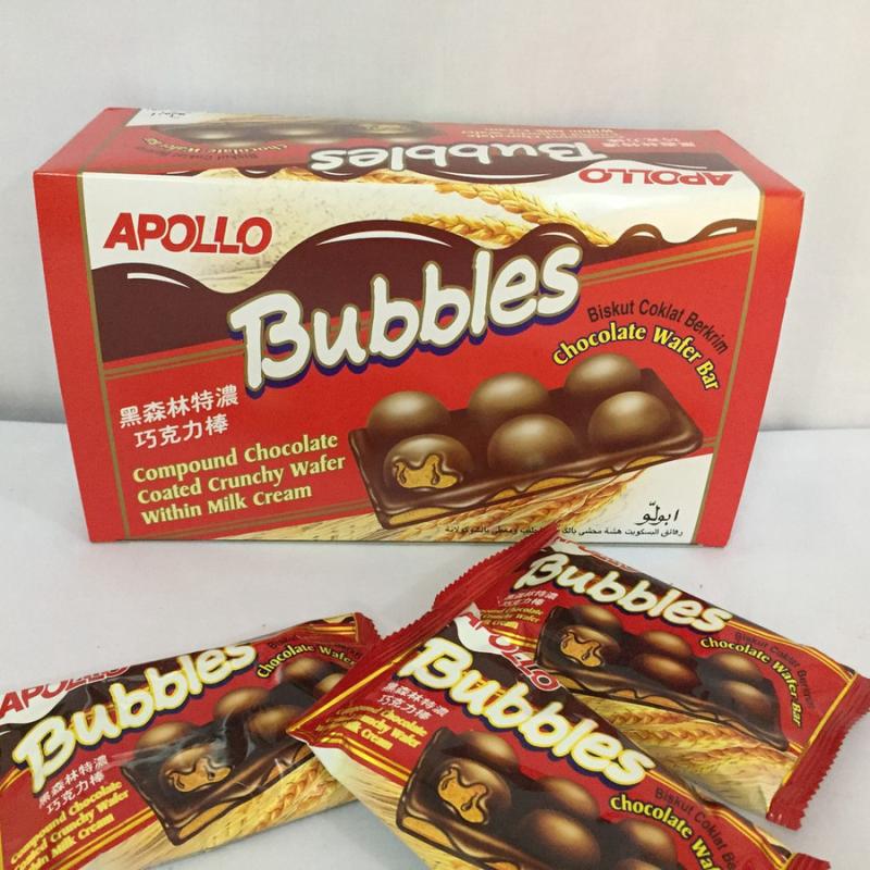 Jual Apollo Bubbles Biskuit Chocolate Wafer Bar 384gr Di Seller ...