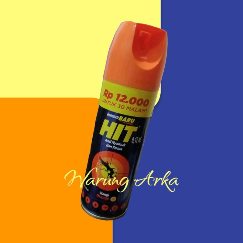Promo Hit Spray Aerosol 180ml Orange Anti Nyamuk Dan Kecoa Diskon 4% Di ...