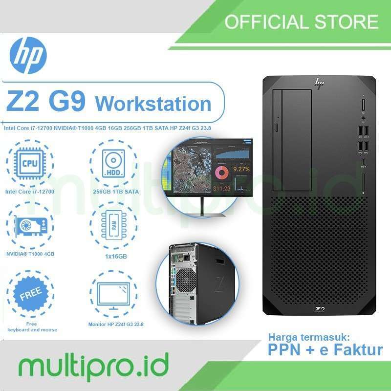 Jual Workstation Hp I7-12700 Nvidia® T1000 4gb 16gb 256gb 1tb Sata Hp ...