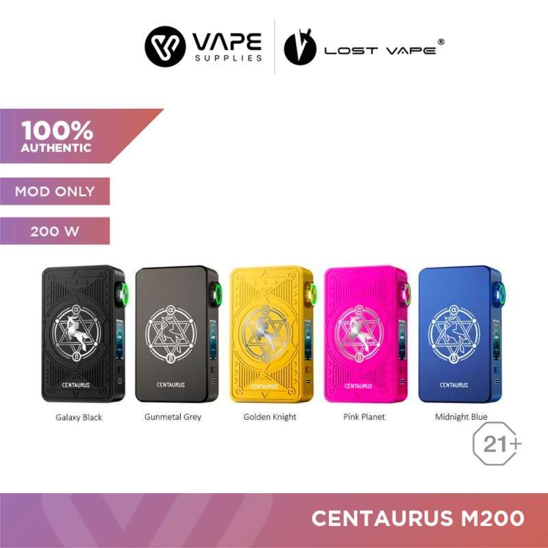 Jual Centaurus M200 200W MOD ONLY Authentic by Lost Vape - Golden ...