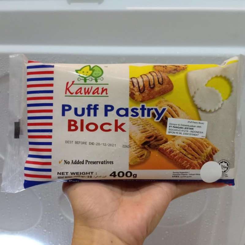 Jual Puff Pastry Block 400 Gram 17cm X 10 Cm Di Seller Indahwstore ...