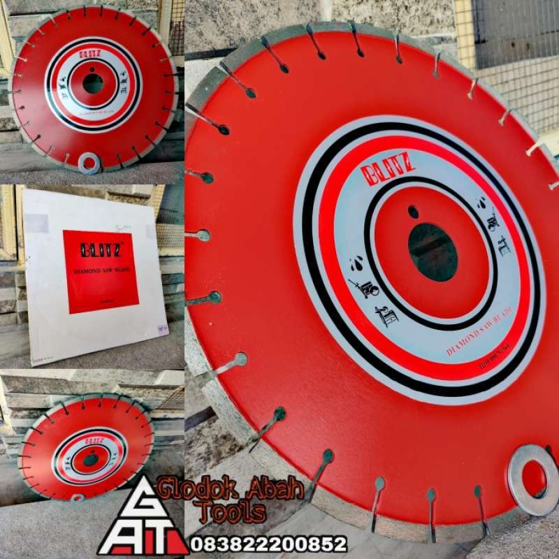 Promo Diamond Cutting Wheel 16 BLITZ Pisau Potong Belah Aspal Beton 16 ...