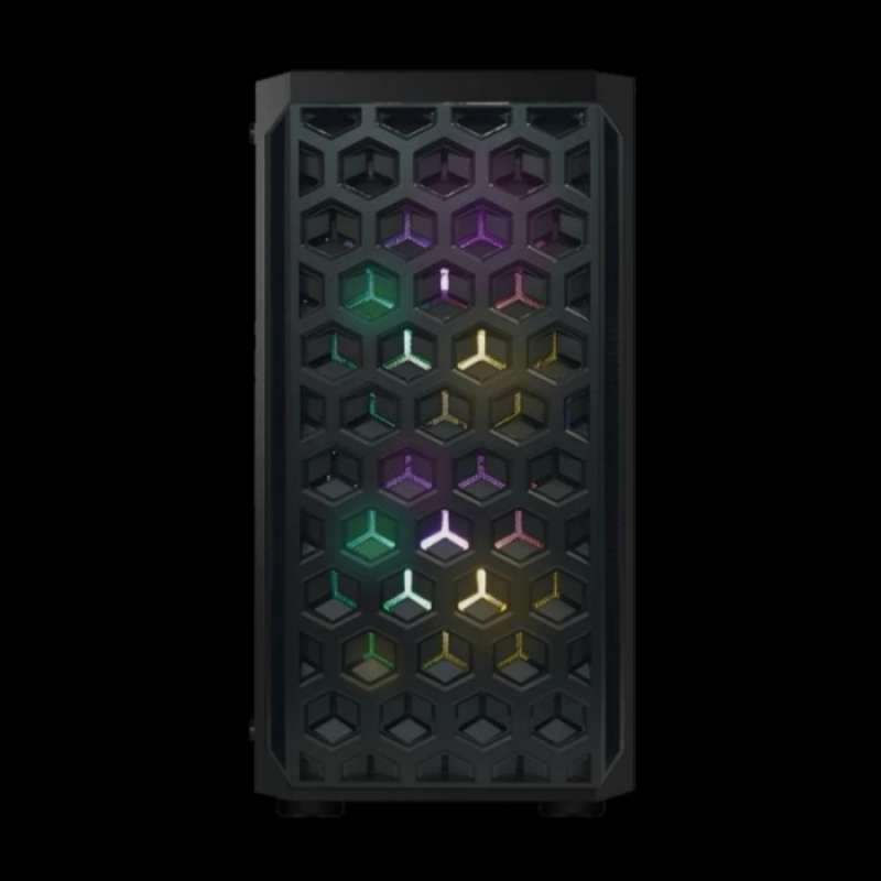 Promo Cube Gaming Gart - Matx - Hexagon Panel Design - Left Side Tempered Diskon 23% Di Seller ...