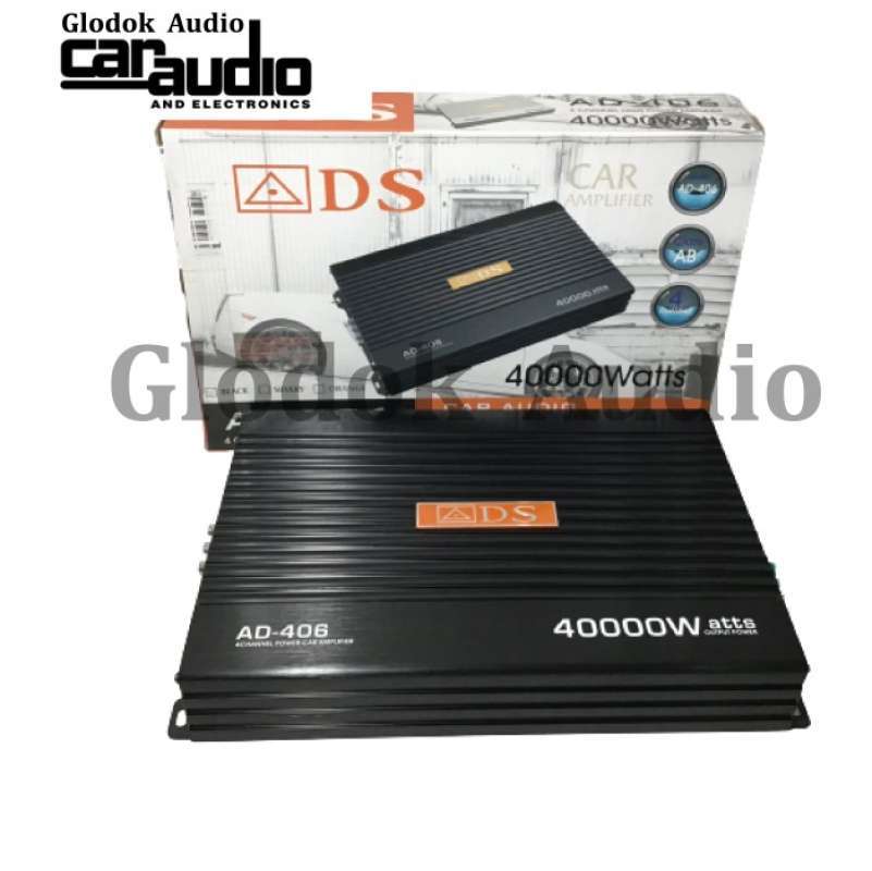 Promo Ads Ad 406 Power Amplifier 4 Chenel Mosfet -(Ada Hitam Atau Putih ...