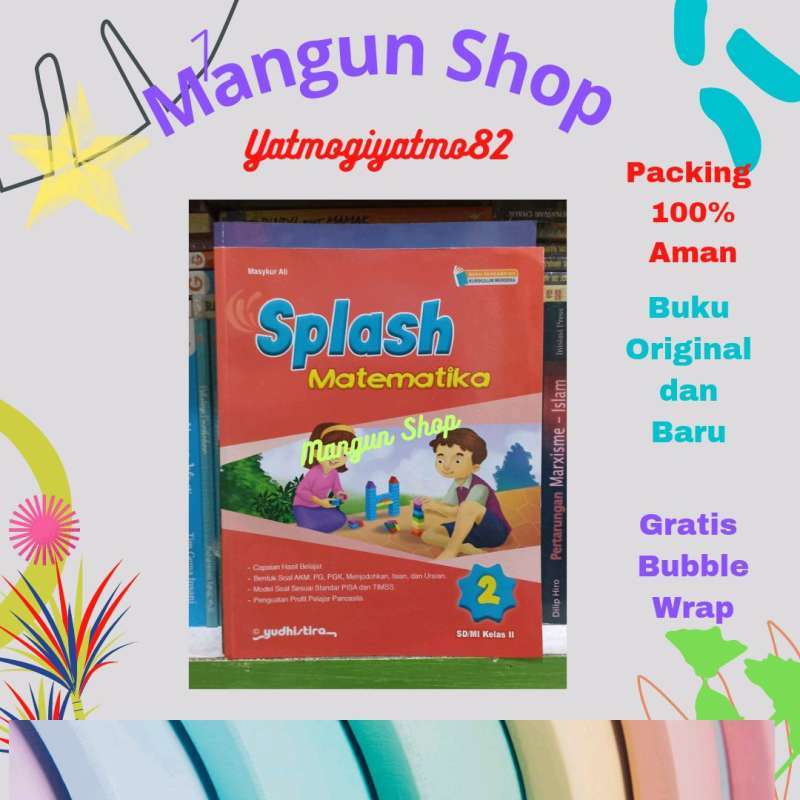 Jual Buku Splash Matematika SD Kelas 2 Kurikulum Merdeka Yudhistira di ...