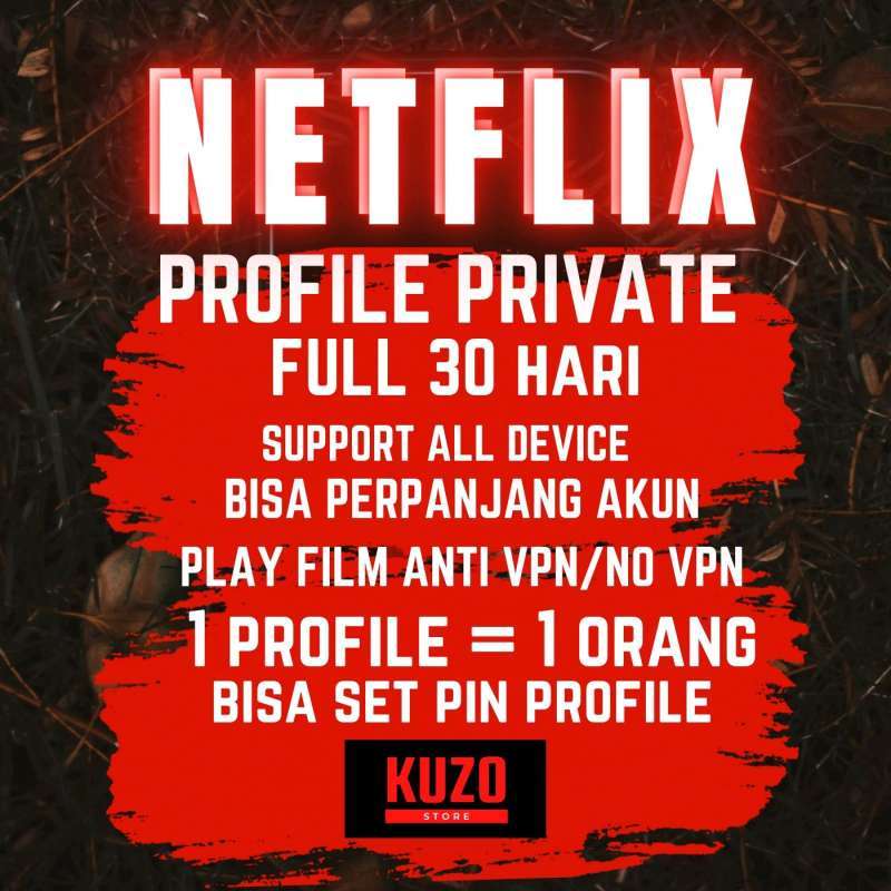 Promo Netflix Premium Private Profile Termurah Terlaris Full Garansi ...
