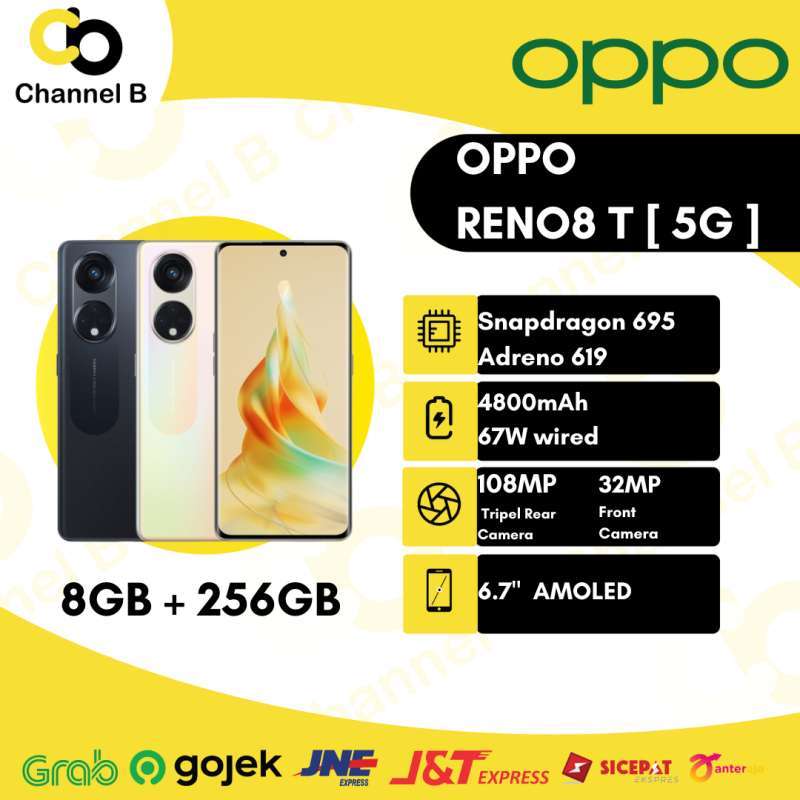 Jual Oppo Reno8 T ( 5g ) [ 8gb / 256gb ]smartphone - Garansi Resmi Di ...