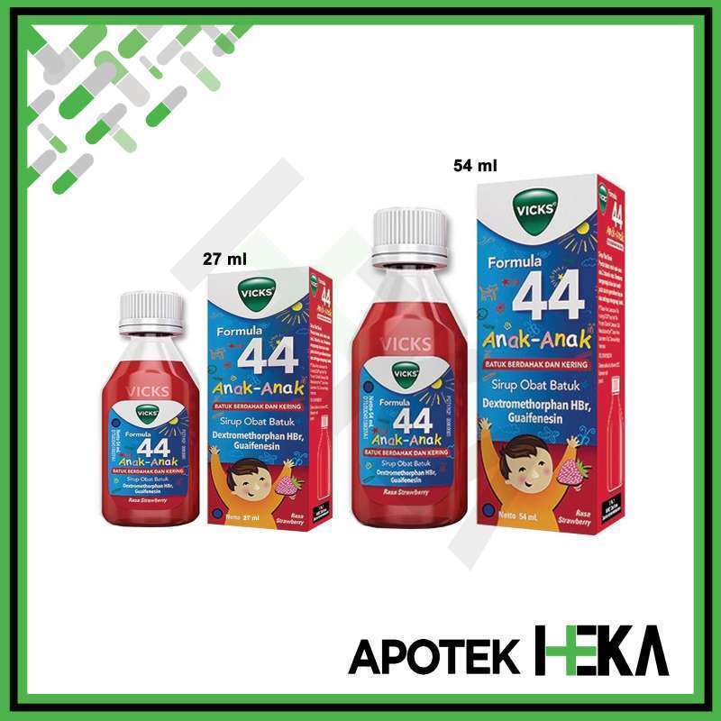 Jual Vicks Formula 44 Anak-Anak Rasa Strawberry - Sirup Obat Batuk Anak ...