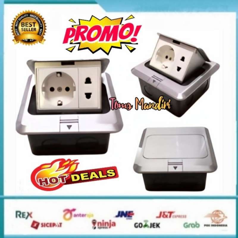 Jual Floor Socket / Stop Kontak Lantai Model Legrand 2 Listrik ...