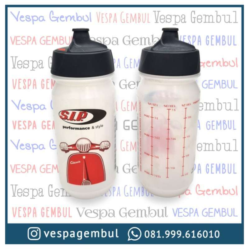 Jual Botol Oli Samping Vespa Sip Squeeze 500Ml di Seller Mastaera Shop ...