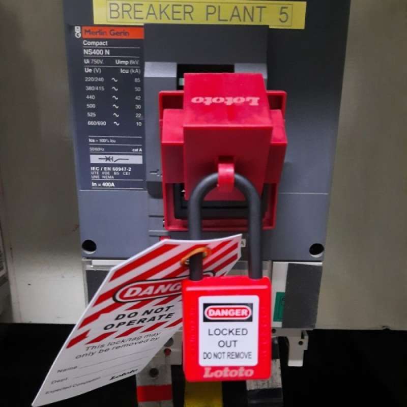 Promo LOTOTO L3822 Safety Loto Clamp-On Circuit Breaker Lockout, Handle ...