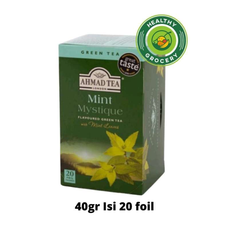 Jual Ahmad Tea Mint Mystique Flavoured Green Tea With Mint Leaves 20 ...