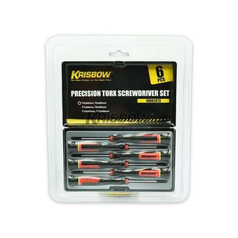 Promo Krisbow Torx Presicion Screwdriver Set 6pcs - 10002073 Diskon 23% ...