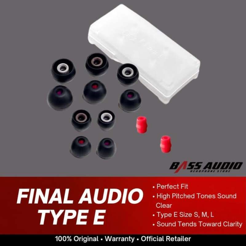 Promo Final Audio Type E With Case And Nozzle Adaptor Replacement ...