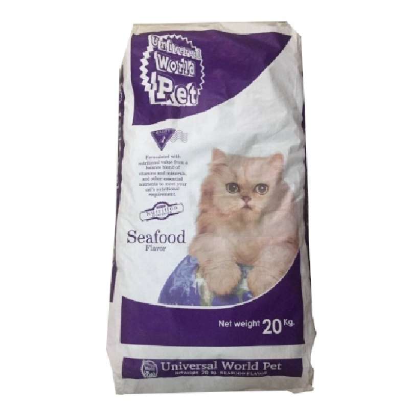 Jual Universal Cat Seafood 20kg Cat Dry Food - Makanan Kucing Dewasa 20 ...