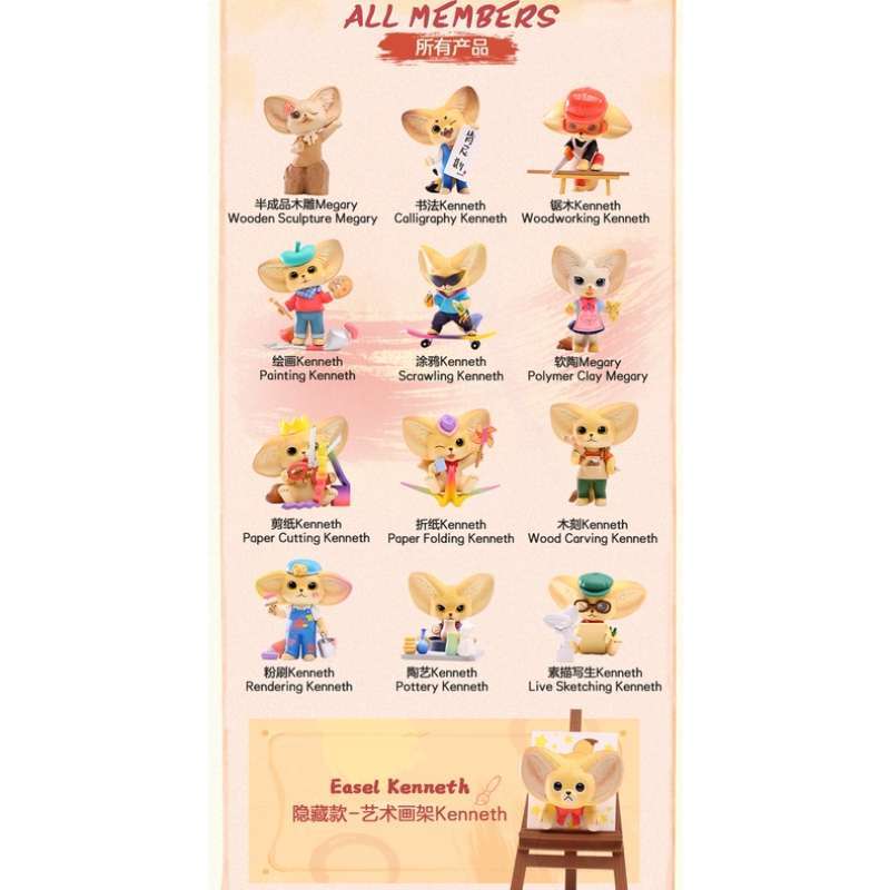 Jual Toys PM Figure Kenneth Art Classroom Series Blind Box di Seller ...