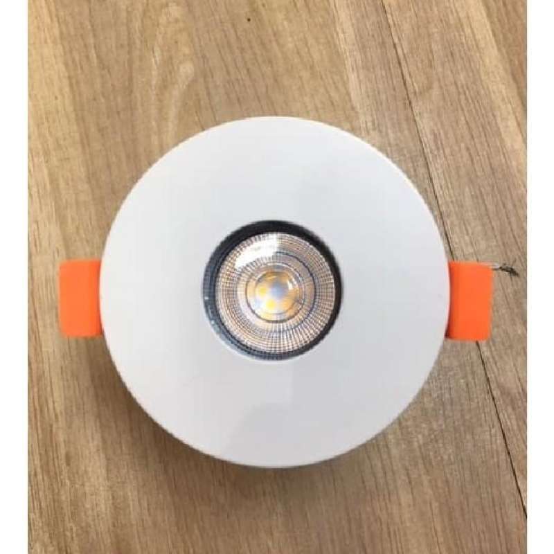 Jual Downlight Mr16 Pinhole Bulat Fix + Lampu Led 4,5w 220v Philips ...