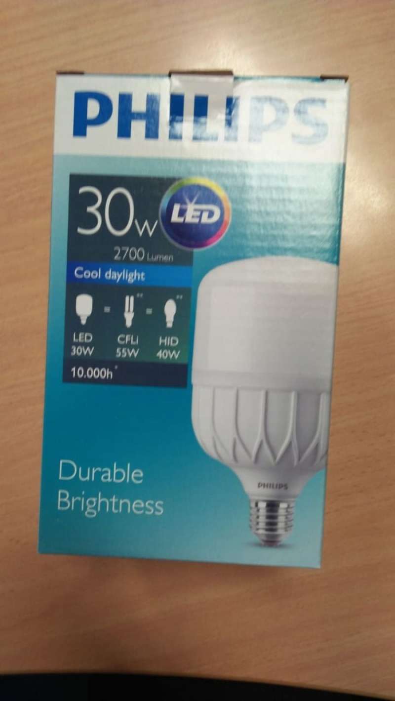 Promo Philips LED Bulb Jumbo TForce Core HB 30 Watt 30W E27 cahaya ...
