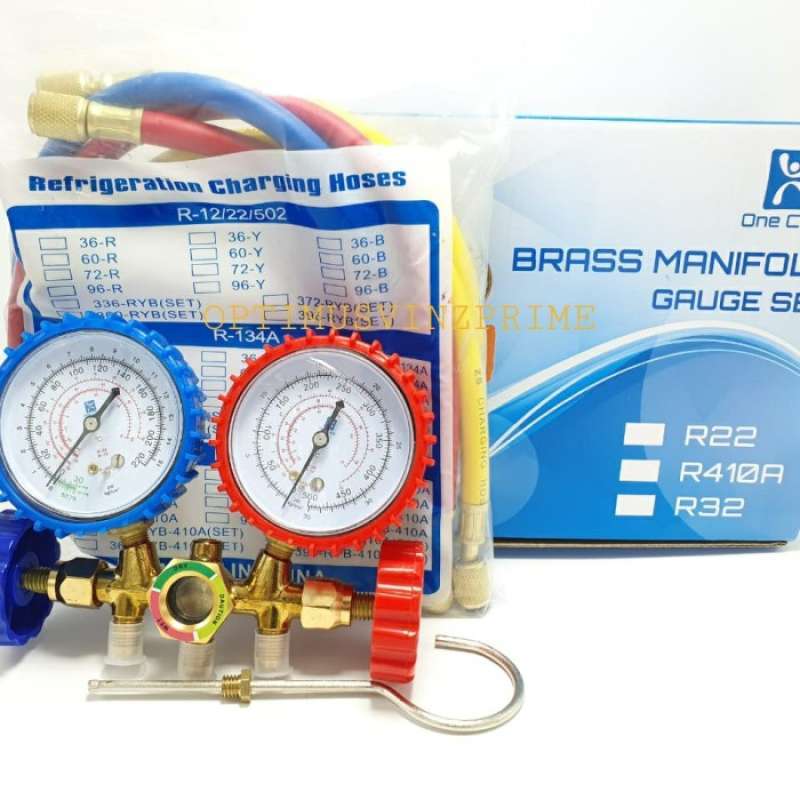 Promo Manifold Double/ Dobel / Complete Set R22 + Selang Diskon 28% di ...