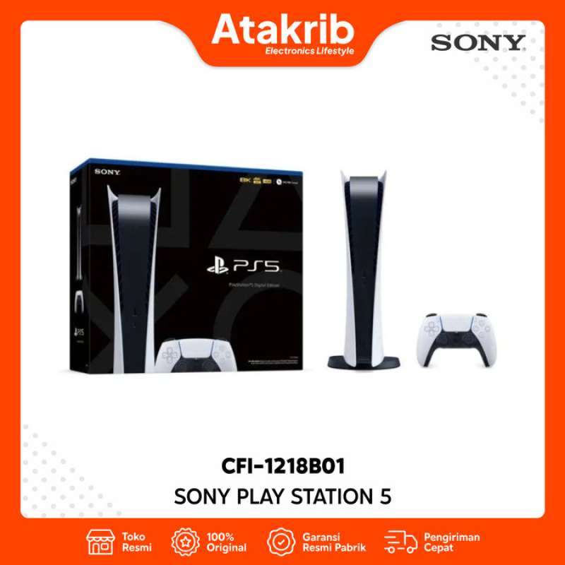 Jual Sony Playstation 5 Console Cfi-1218b01 Ps5 Digital Edition Di Seller Atakrib Elektronik ...