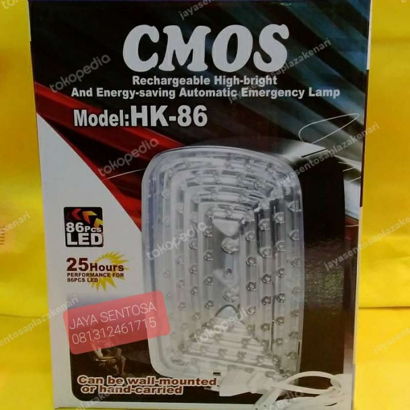 Promo Lampu Emergency Cmos Hk 86 Led Kotak Lampu Darurat Led Cmos Hk86 Diskon 25% di Seller ...