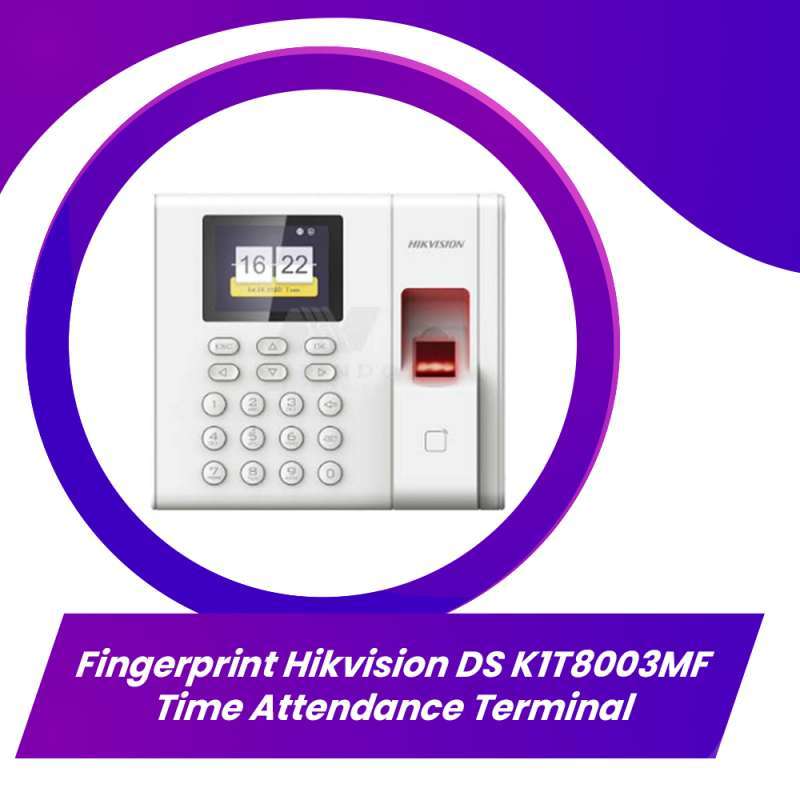 Jual Fingerprint Hikvision DS K1T8003MF Time Attendance Terminal di ... Jual Fingerprint Hikvision DS K1T8003MF Time Attendance Terminal di ...
