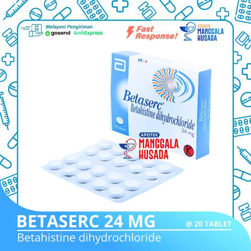 Jual Betaserc 24 Mg Per Box @ 20 Tablet Di Seller Apotek Manggala ...