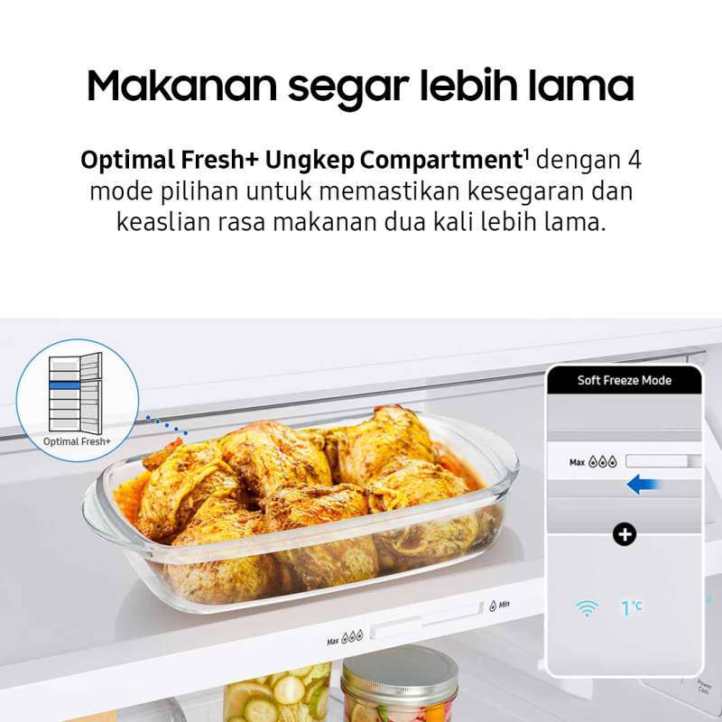 Promo Samsung Kulkas 2 Pintu Dengan Ungkep Compartment, Spacemax ...
