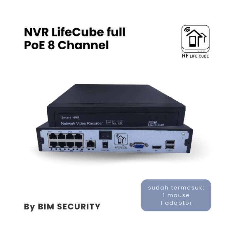 Promo NVR LifeCube full PoE 8 Channel Diskon 23% di Seller Focus ID - Cilandak Timur, Kota ...