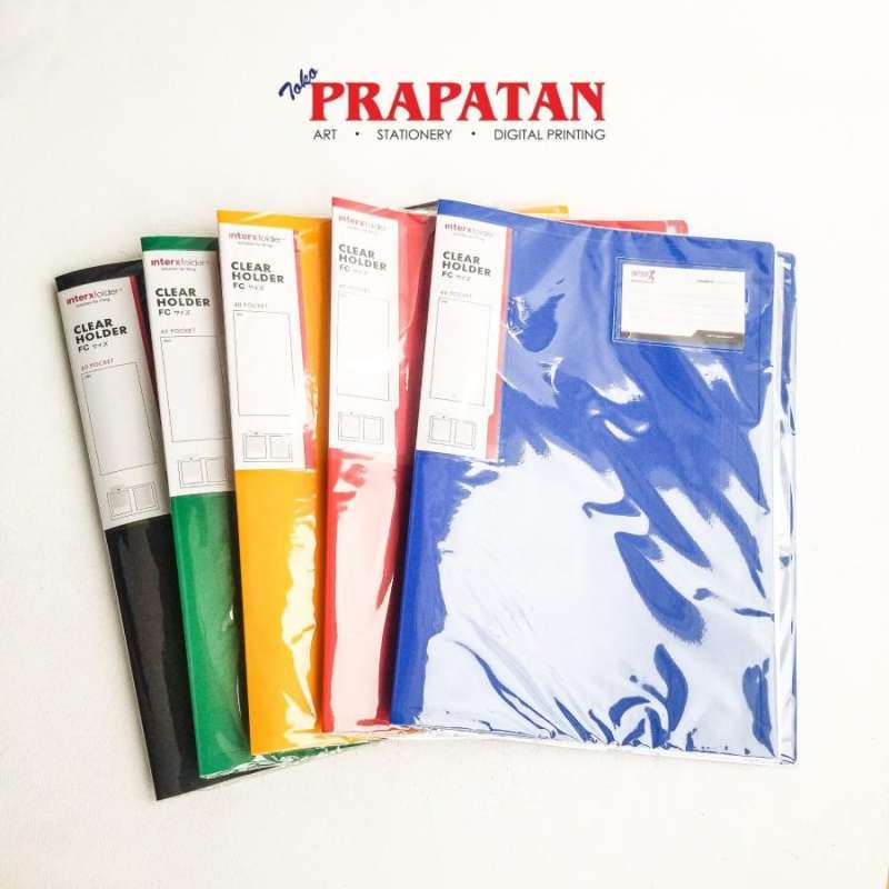 Jual Clear Holder / Display Book / Inter X Folder Folio - 60 Pockets ...