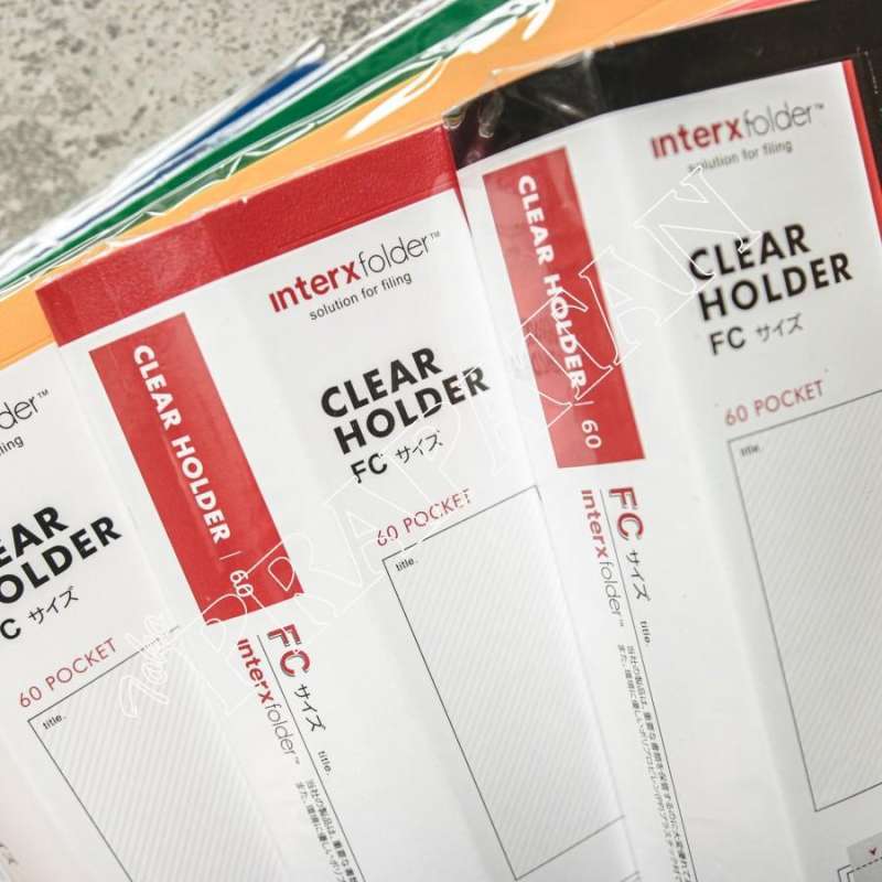 Jual Clear Holder / Display Book / Inter X Folder Folio - 60 Pockets ...