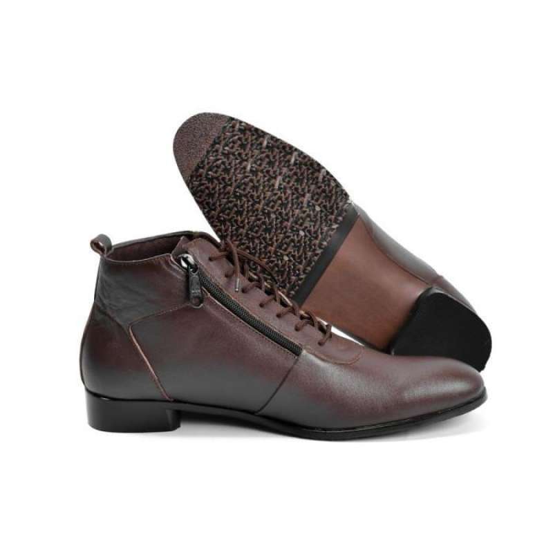 Jual Sepatu Pantofel Formal Pria Kulit Asli Sultan X Cevany Max Coklat ...