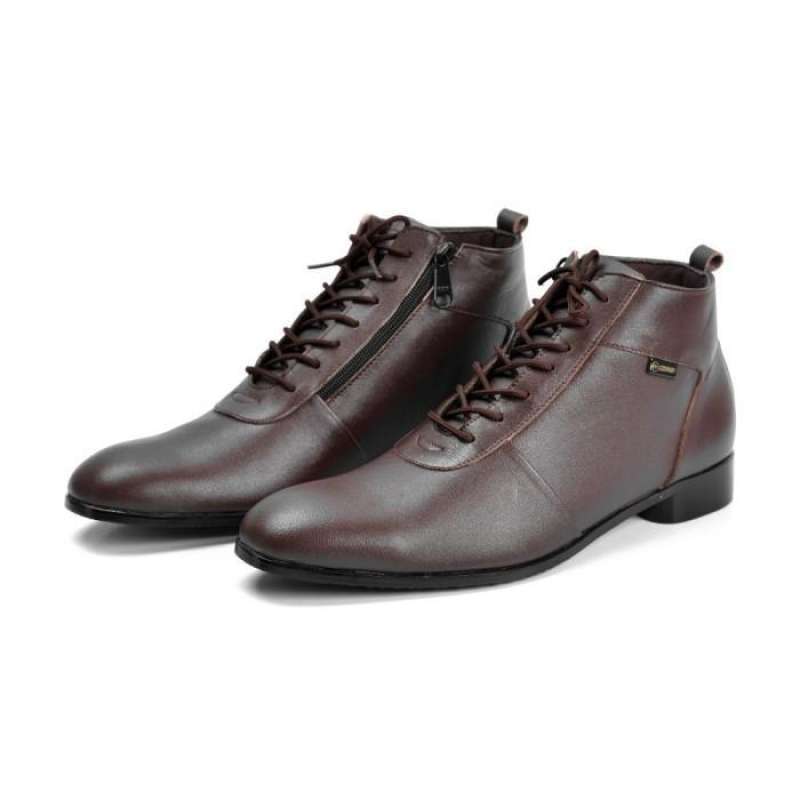 Jual Sepatu Pantofel Formal Pria Kulit Asli Sultan X Cevany Max Coklat ...