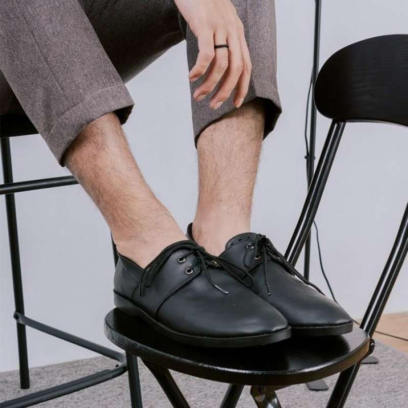 Jual Sepatu Pantofel Casual Trendy Pria Sultan X Joey Born Black ...