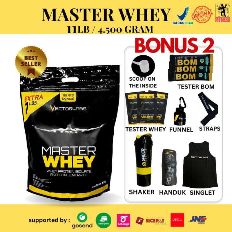 Jual Master Whey 10lbs not BXN whey protein isolate 12lbs 12 lbs 12lb ...