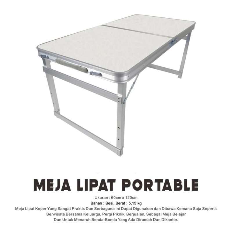 Jual Meja Lipat Bentuk Koper (Portable) Cocok utk Jualan dan Pameran di ...