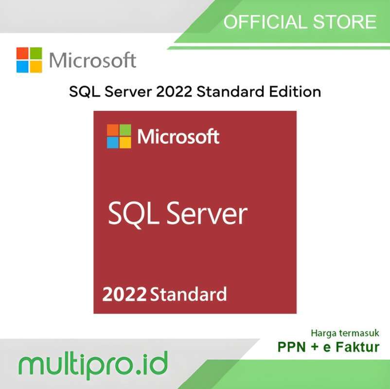 Jual Microsoft SQL Server 2022 Standard Edition di Seller MULTIPRO.ID ...