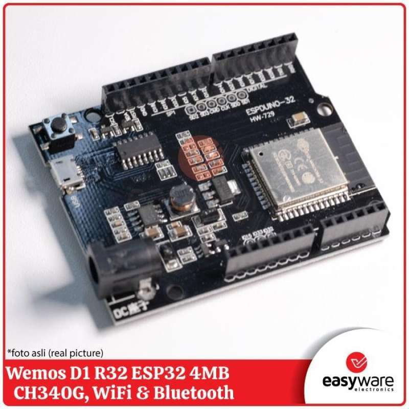 Jual WEMOS D1 R32 ESP8266 WEMOS D1 R32 ESP32 WIFI BLUETOOTH di Seller EasyWare Electronics ...