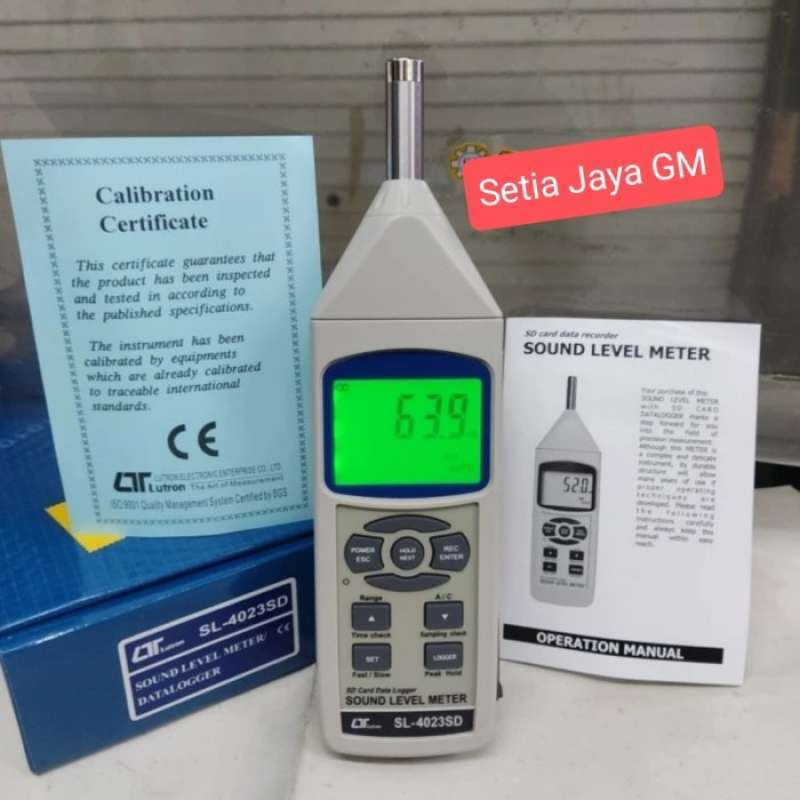 Promo Lutron Sl-4023Sd Sound Level Meter With Optional Sd Card Data ...