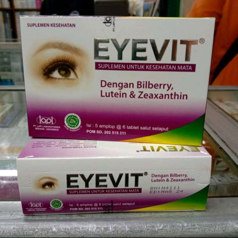 Jual Eyevit Vitamin Mata Per Box Isi 30 Tablet Di Seller Apotek Balanak ...