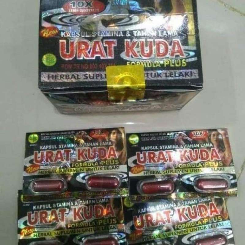 Promo Urat Kuda Kapsul 10x Original Diskon 18% di Seller INDAH JAYA ...