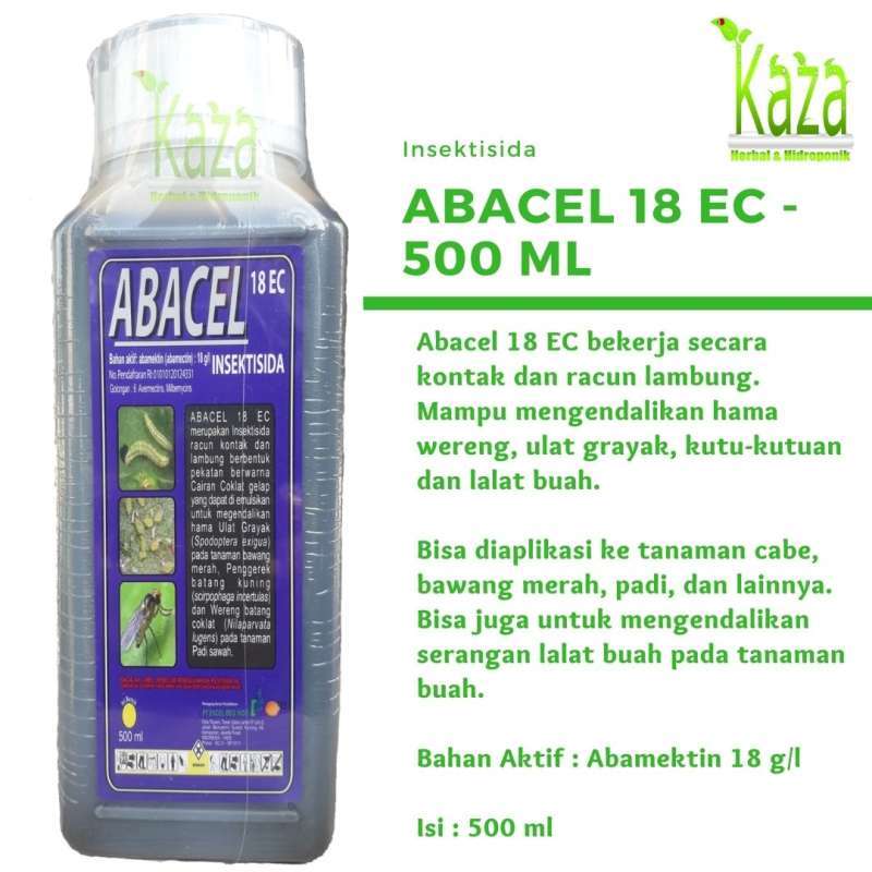 Jual Insektisida Akarisida Abacel 18 EC Isi 500 ml di Seller Kaza ...
