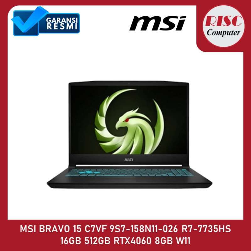 Jual MSI BRAVO 15 C7VF 9S7-158N11-026 R7-7735HS 16GB 512GB RTX4060 8GB ... Jual MSI BRAVO 15 C7VF 9S7-158N11-026 R7-7735HS 16GB 512GB RTX4060 8GB ...