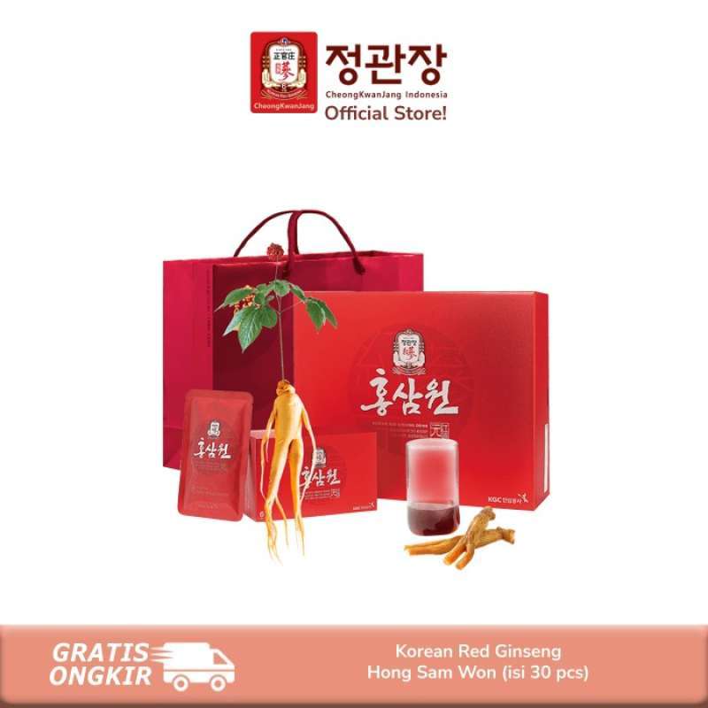 Promo CheongKwanJang Korean Red Ginseng Hong Sam Won + Shopping Bag ...