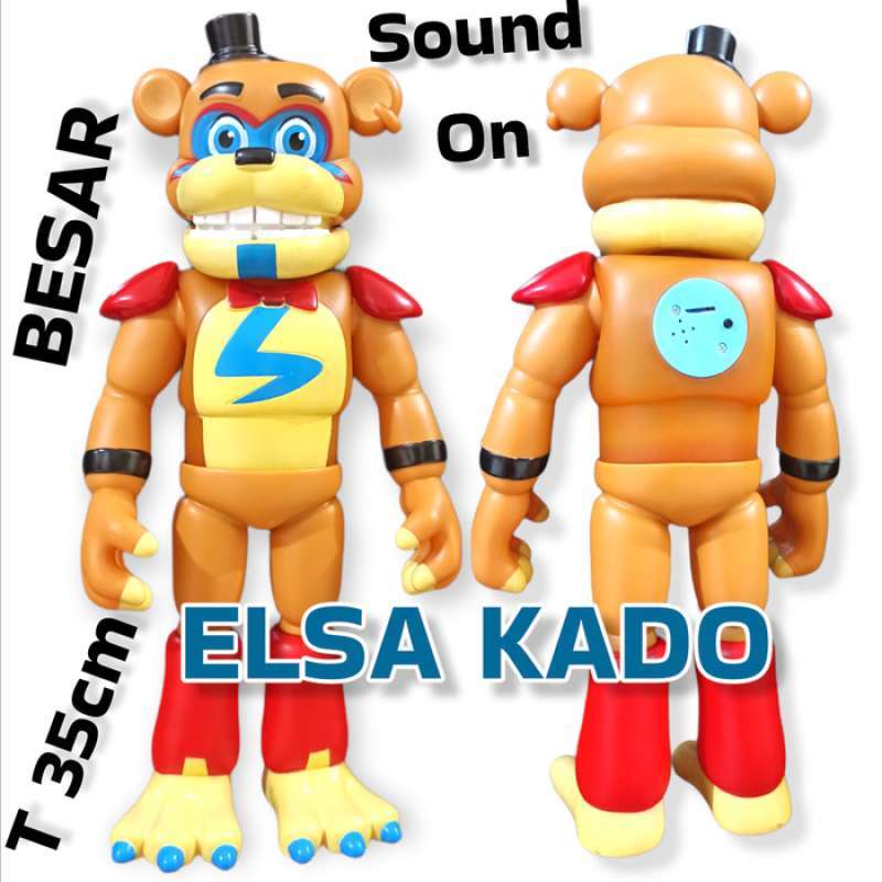 Promo Fnaf Figure Glamrock Freddy Monty Gator Big Size Five Nights At ...