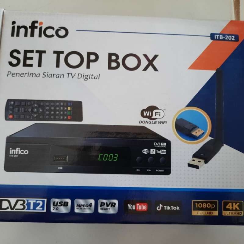 Promo Set Top Box Infico Dvb T2 Standar Kominfo & Sni Orinal Diskon 33% ...