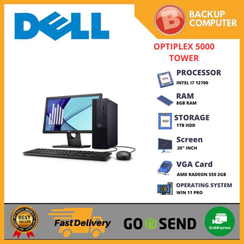 Jual PC DELL OPTIPLEX 5000 TOWER i7-12700 8GB 1TB HDD di Seller BACKUP ...