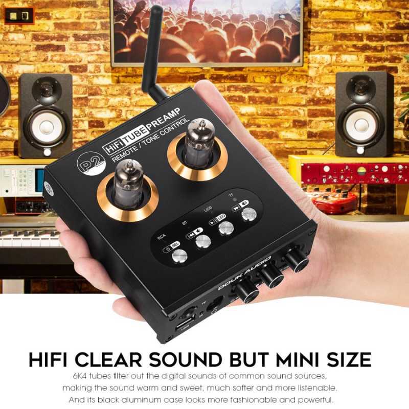 Jual Nobsound Douk Audio P2 Mini Vacuum Tube Preamp Headphone Amplifier ...
